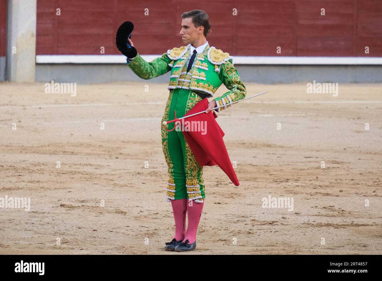the bullfighter Luis Gerpe during the bullfight of Corrida de Toros in ...