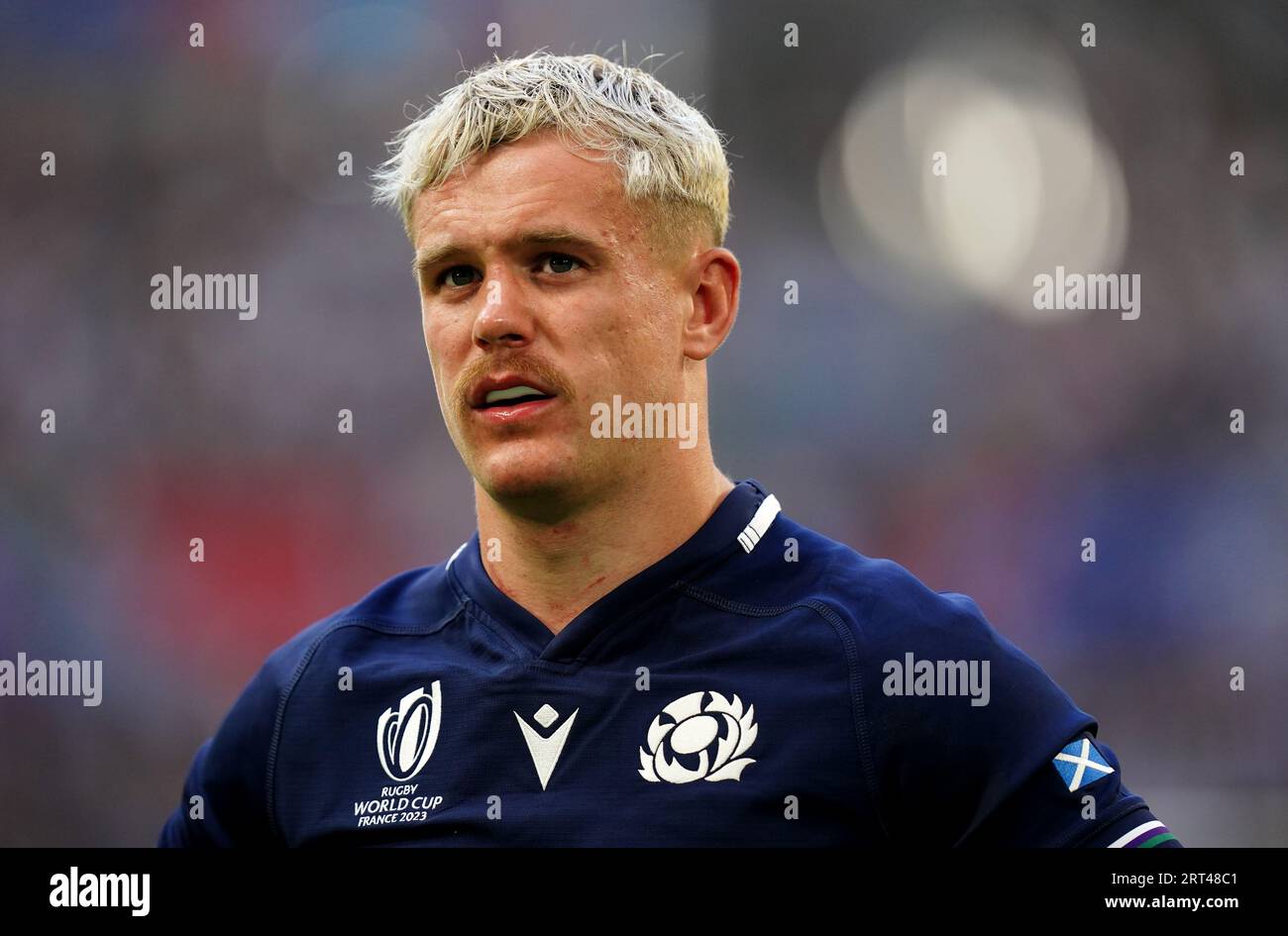 Scotland's Darcy Graham during the 2023 Rugby World Cup Pool B match at ...