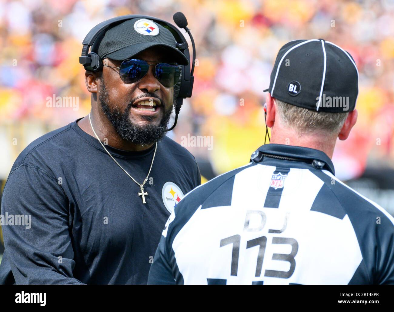 Pittsburgh, United States. 10th Sep, 2023. Pittsburgh Steelers head ...