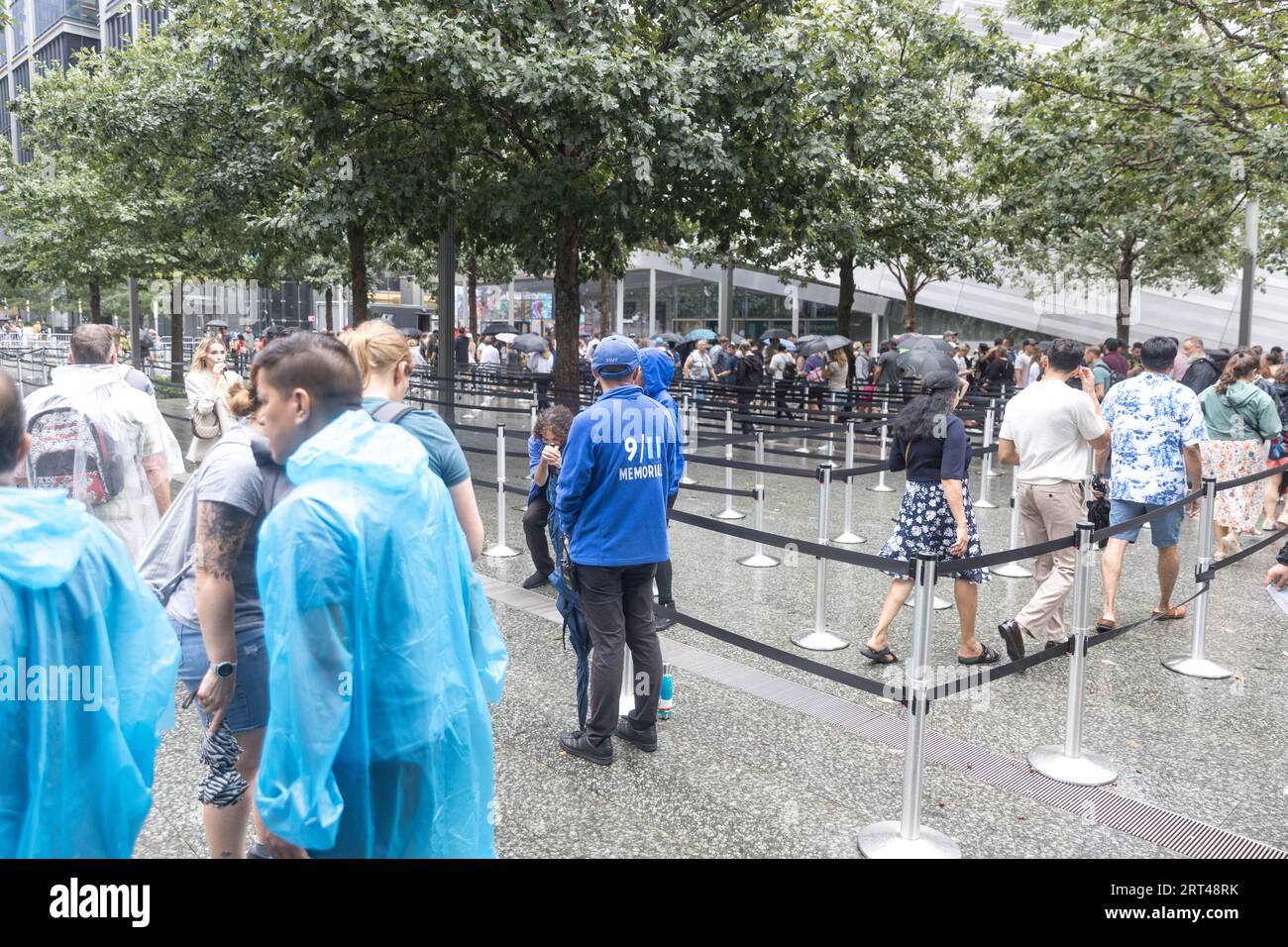 Public, Flags and flowers are seen at the Pool site where the WTC ...