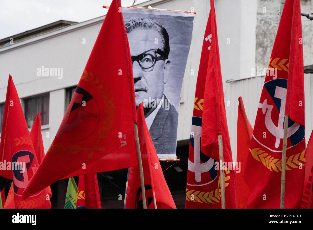 Santiago, Metropolitana, Chile. 10th Sep, 2023. An image of Salvador ...