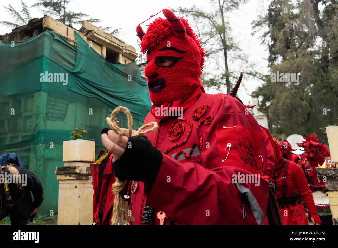 Santiago, Metropolitana, Chile. 10th Sep, 2023. The red devils of ...