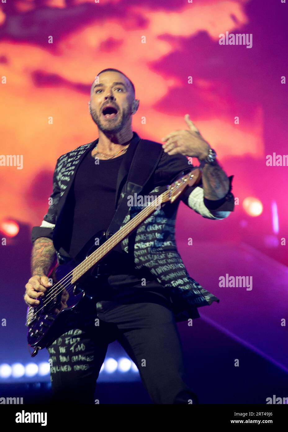 london, United Kingdom. 10th September 2023. Busted play the first of ...