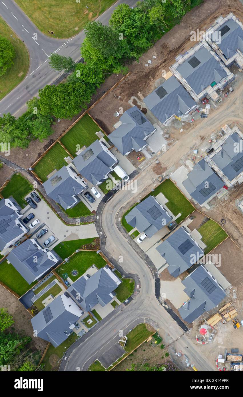 New housing development building houses for increased demand in rural ...