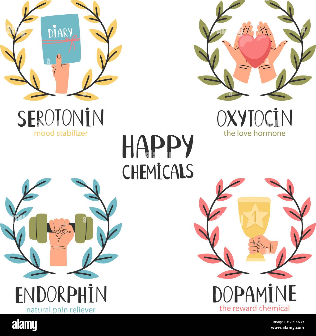 Hormone health. Oxytocin serotonin endorphin dopamine. Hormones ...