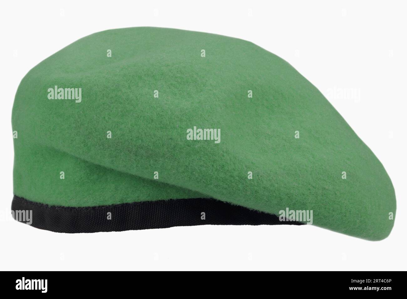 Army uniform green beret isolated on white background Stock Photo - Alamy