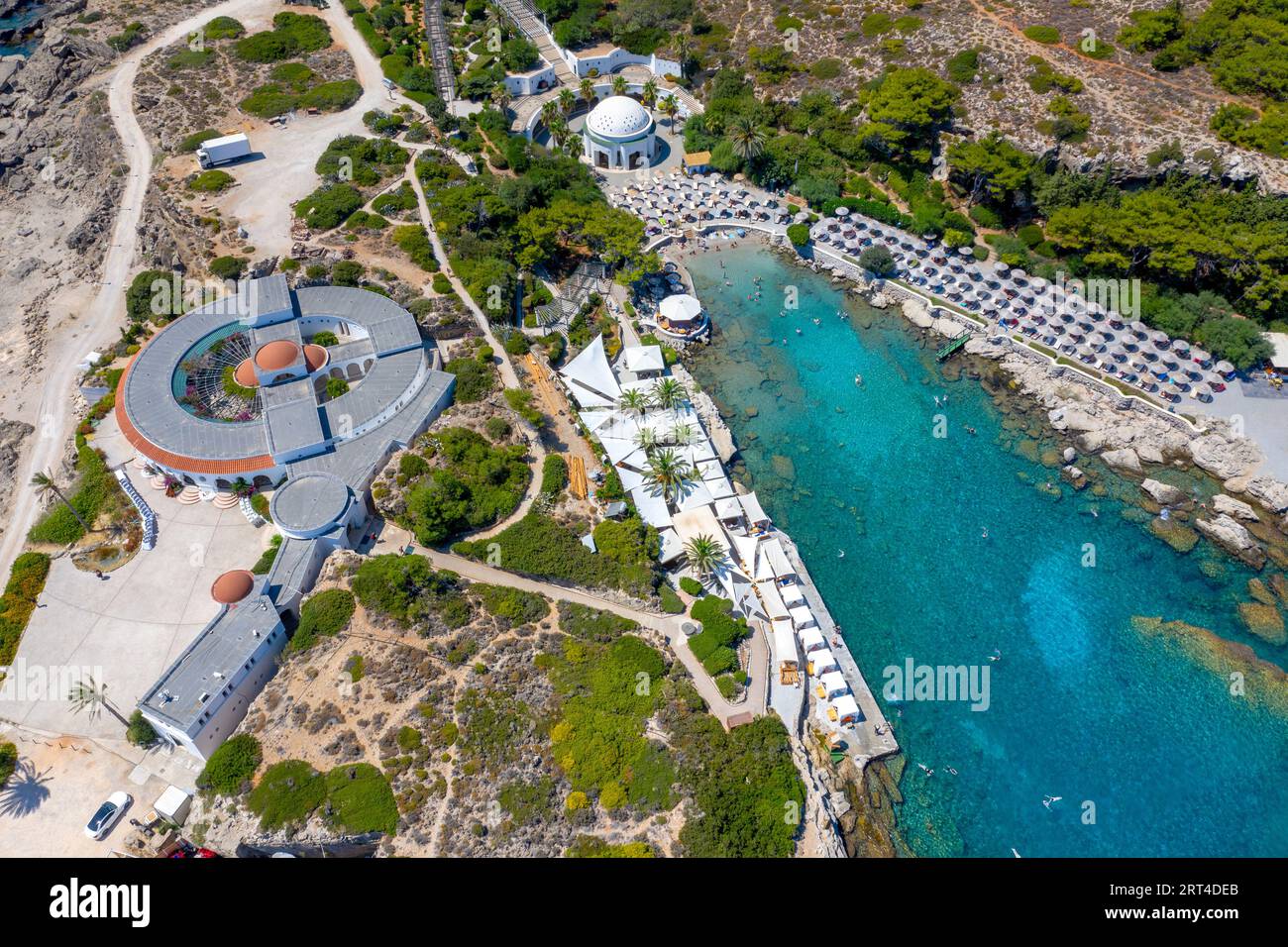The beautiful buildings at Kalithea Springs constructed in the 1930s ...