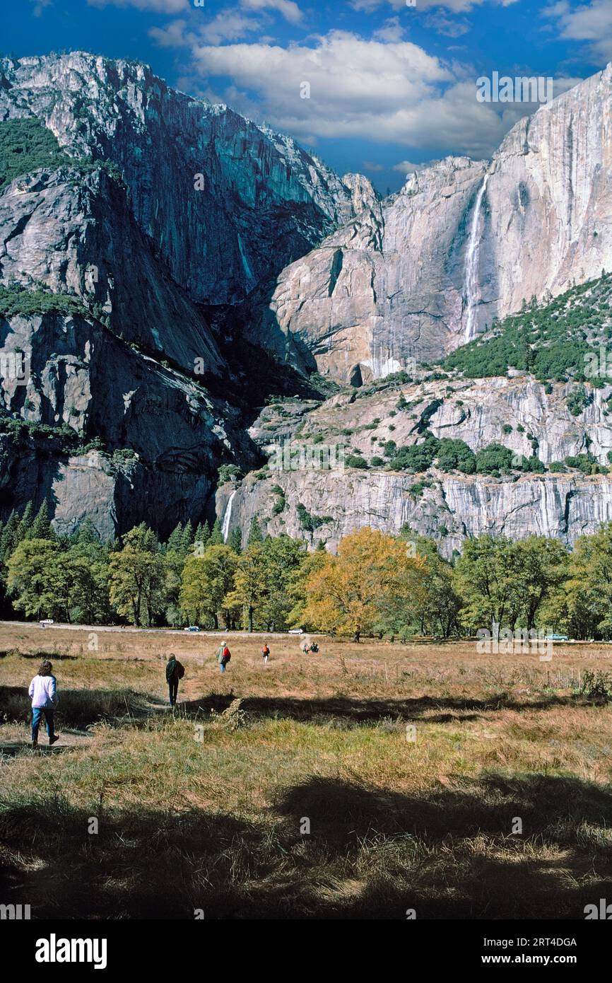 Yosemite Falls, from Cook Meadows, Yosemite National Park, Yosemite ...