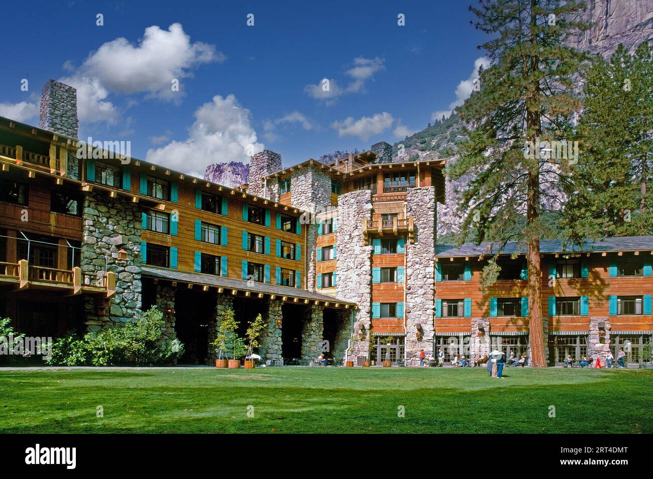 The Ahwanee Hotel, Yosemite National Park, California, USA Stock Photo ...