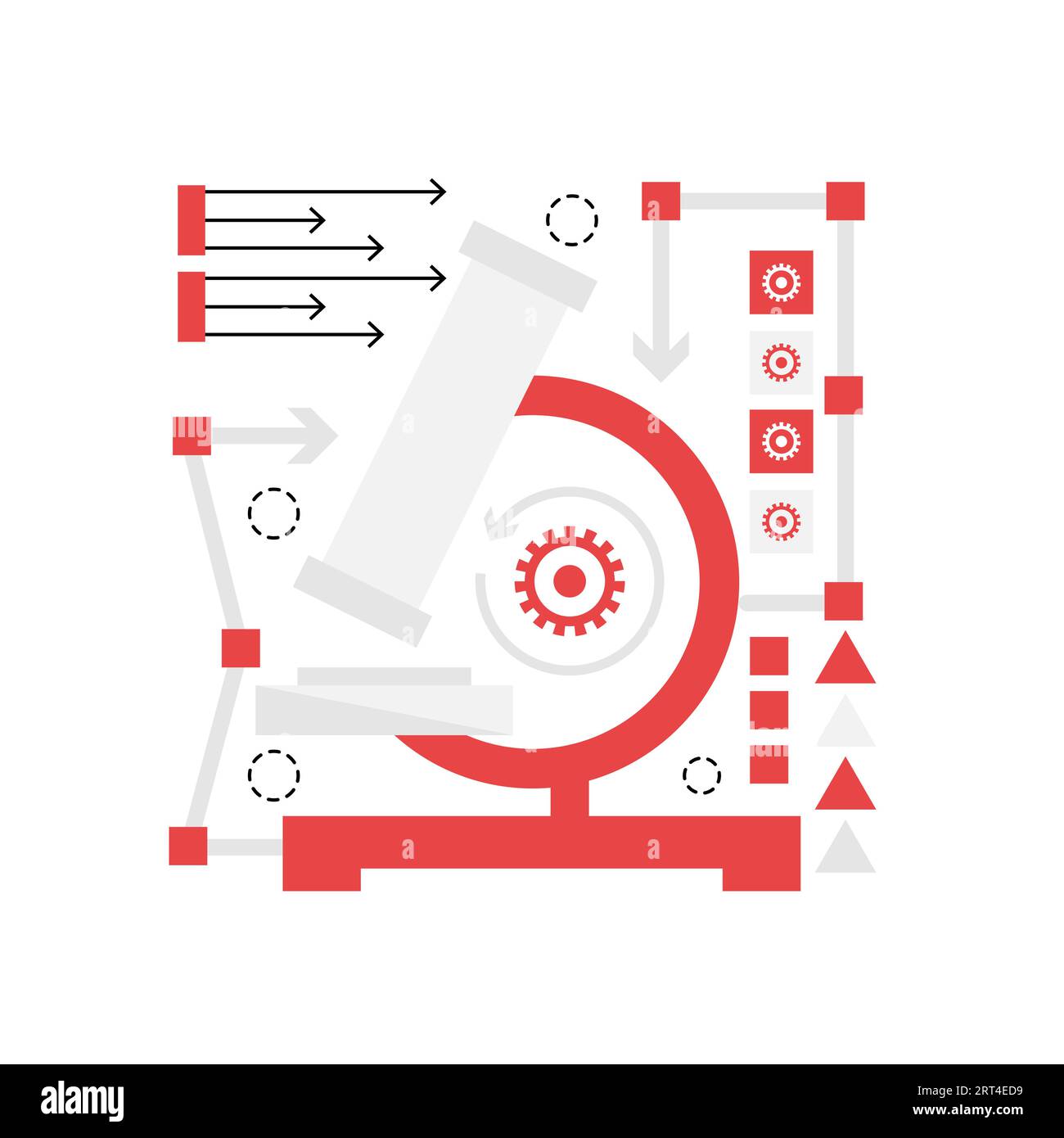 Optical research lab Cut Out Stock Images & Pictures - Alamy