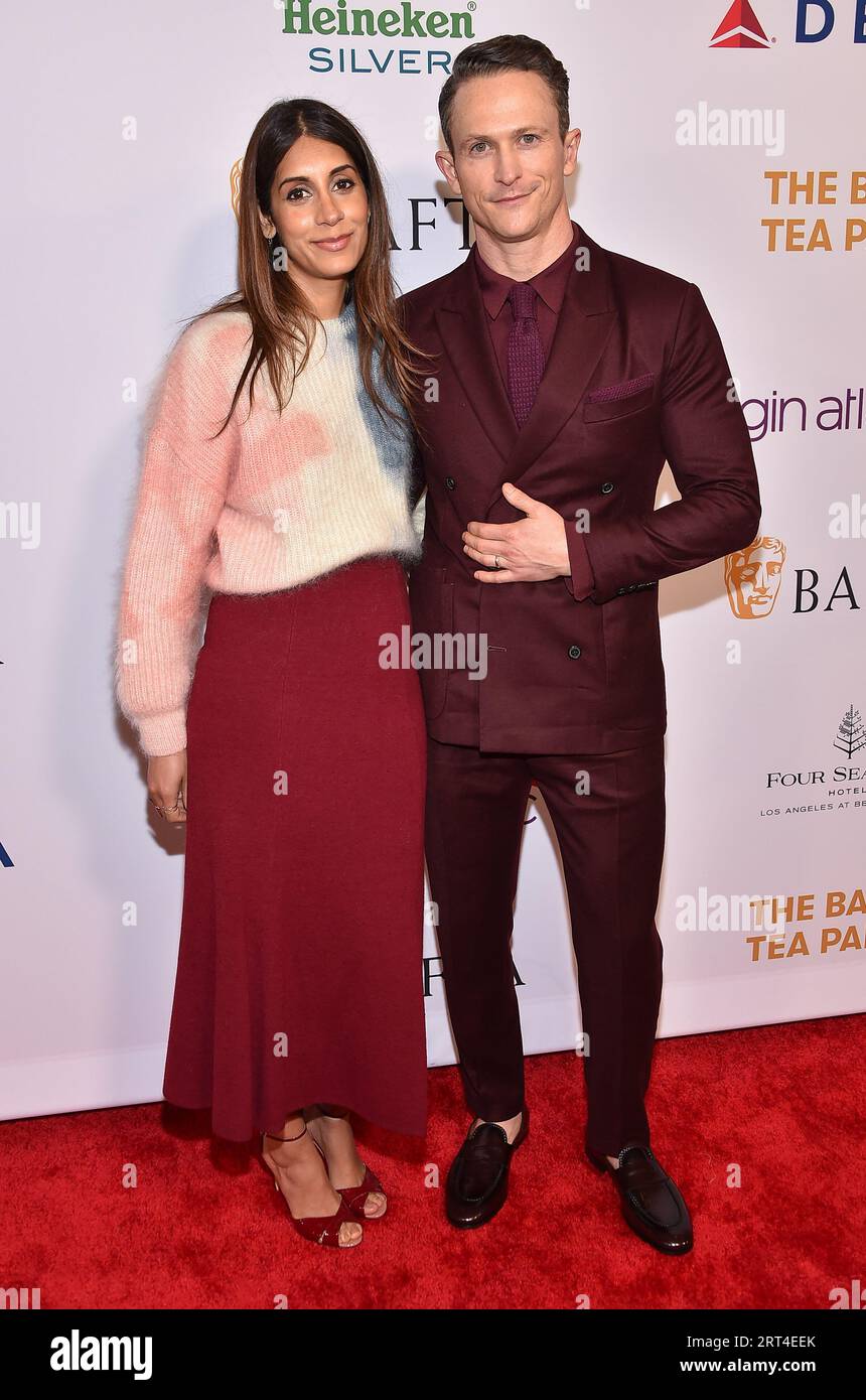 January 14, 2023, Beverly Hills, California, USA: Jonathan Tucker and ...