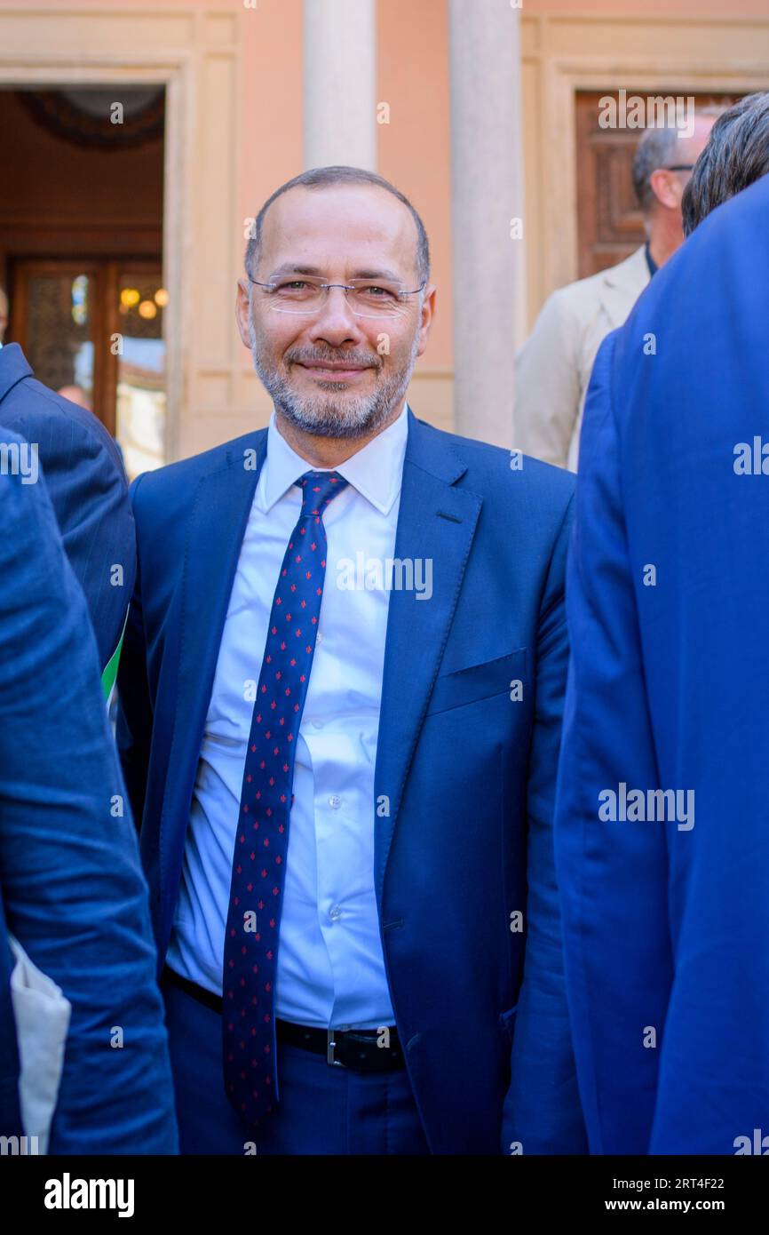 Florence, Italy. 10th Sep, 2023. IZZEDIN ELZIR, president of the ...