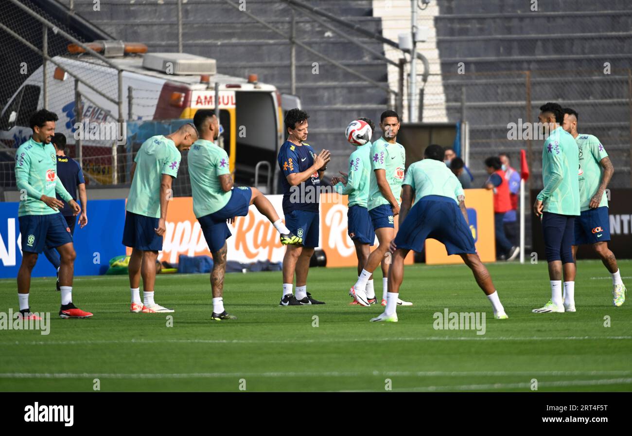 Lima -Peru, September 10, 2023, Brazilian football team player Neymar ...