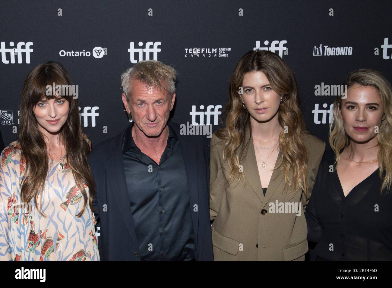 Toronto, Canada. 10th Sep, 2023. From Left to Right: Dakota Johnson ...