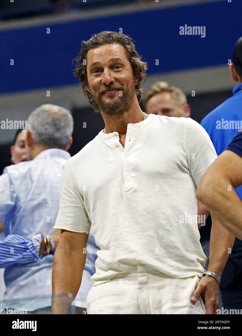 Flushing Meadow, United States. 10th Sep, 2023. Matthew McConaughey ...