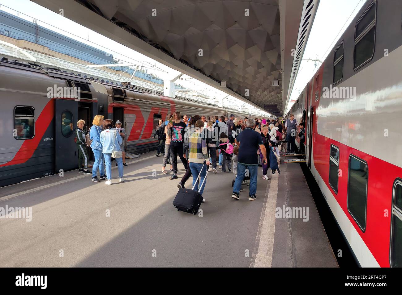 Russian Federation. Saint-Petersburg. Russian Railway, Russian Railways ...