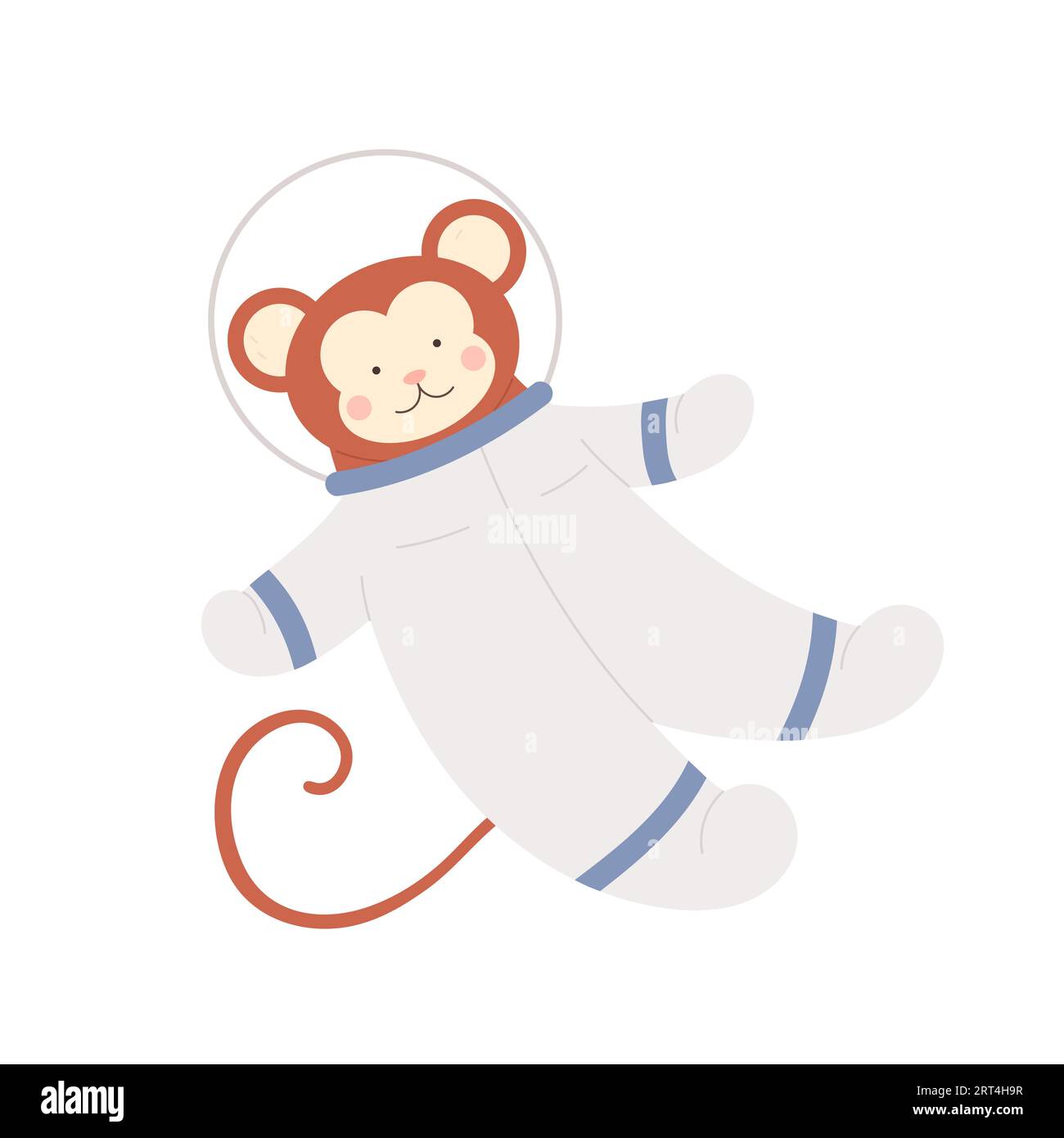 Cute monkey in astronaut costume. Jungle adorable ape exploring ... Cute monkey in astronaut costume. Jungle adorable ape exploring ...