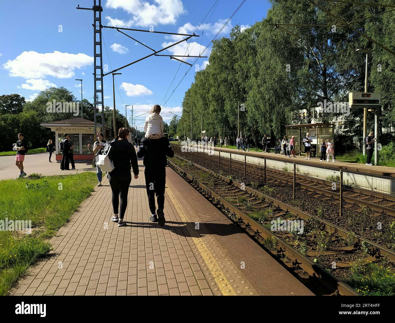 Riga train. Popular destination Riga-Jurmala-Riga Stock Photo - Alamy