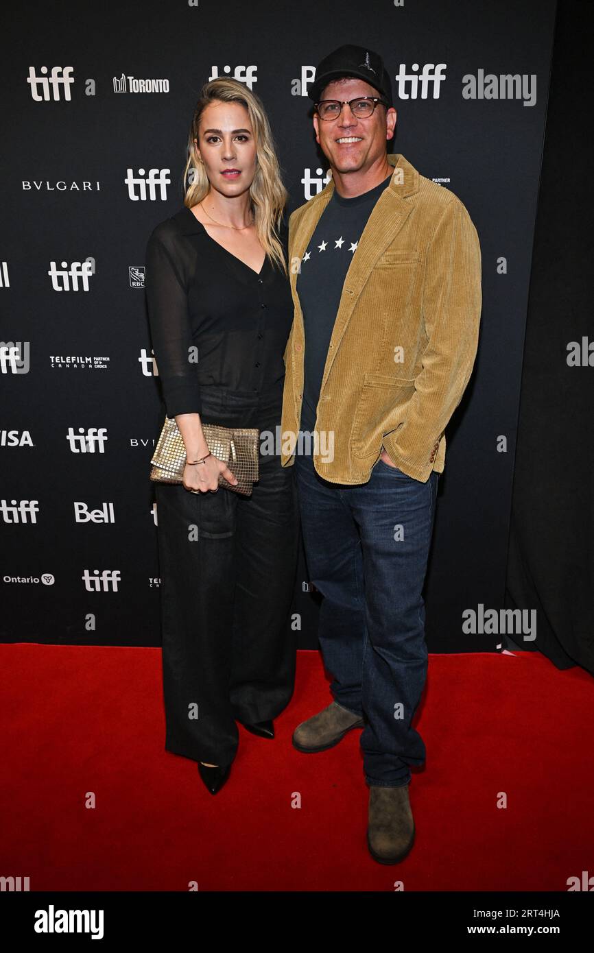 Toronto, Canada. 10th Sep, 2023. Christy Hall and guest attending the ...