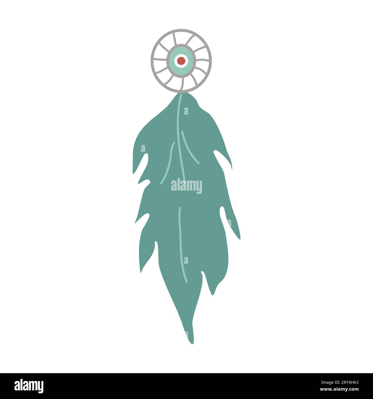 Wild tribes bird feather pendant. Talisman amulet. Poster design, flyer ...