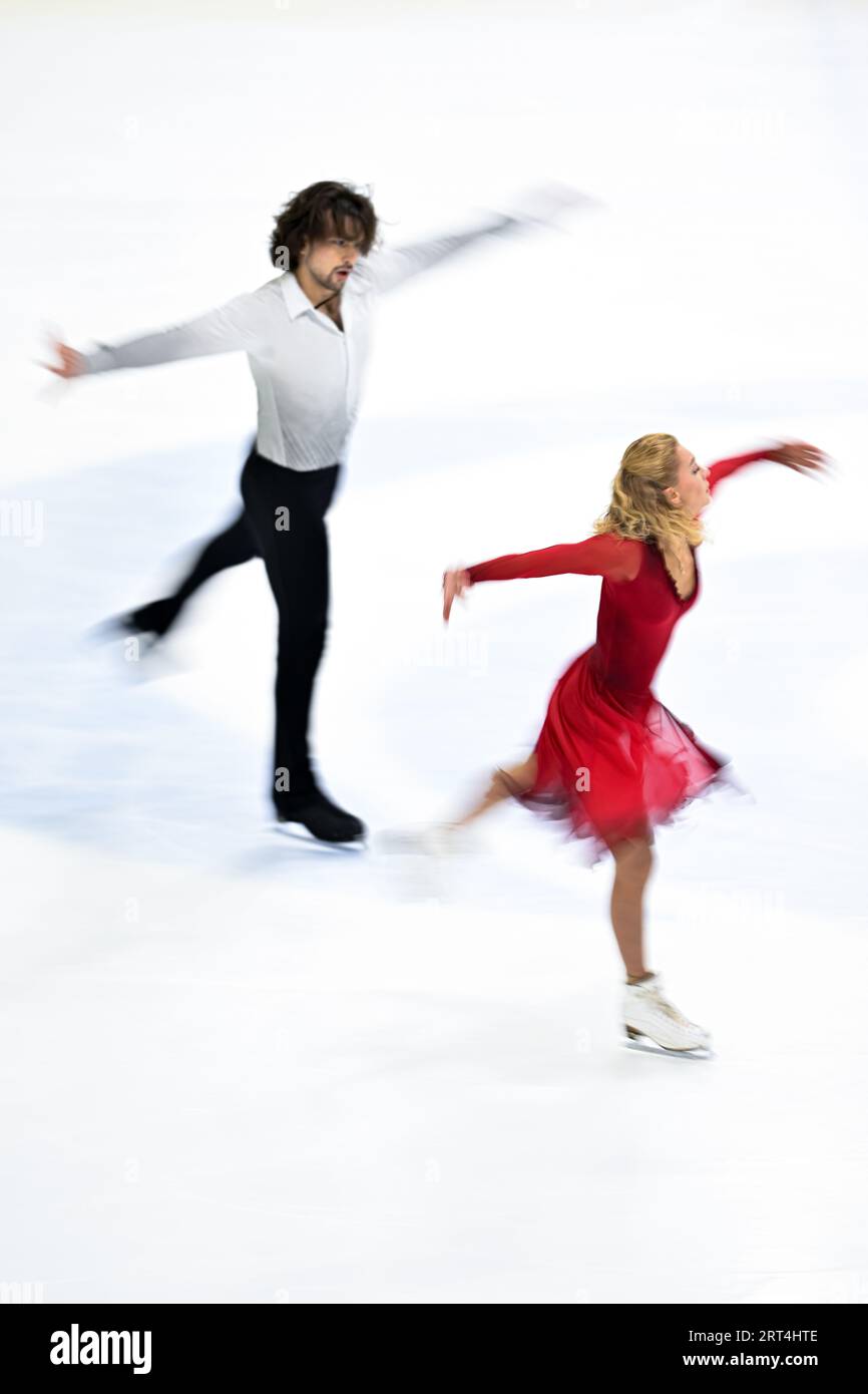 Maria KAZAKOVA & Georgy REVIYA (GEO), during Ice Dance Free Dance, at ...
