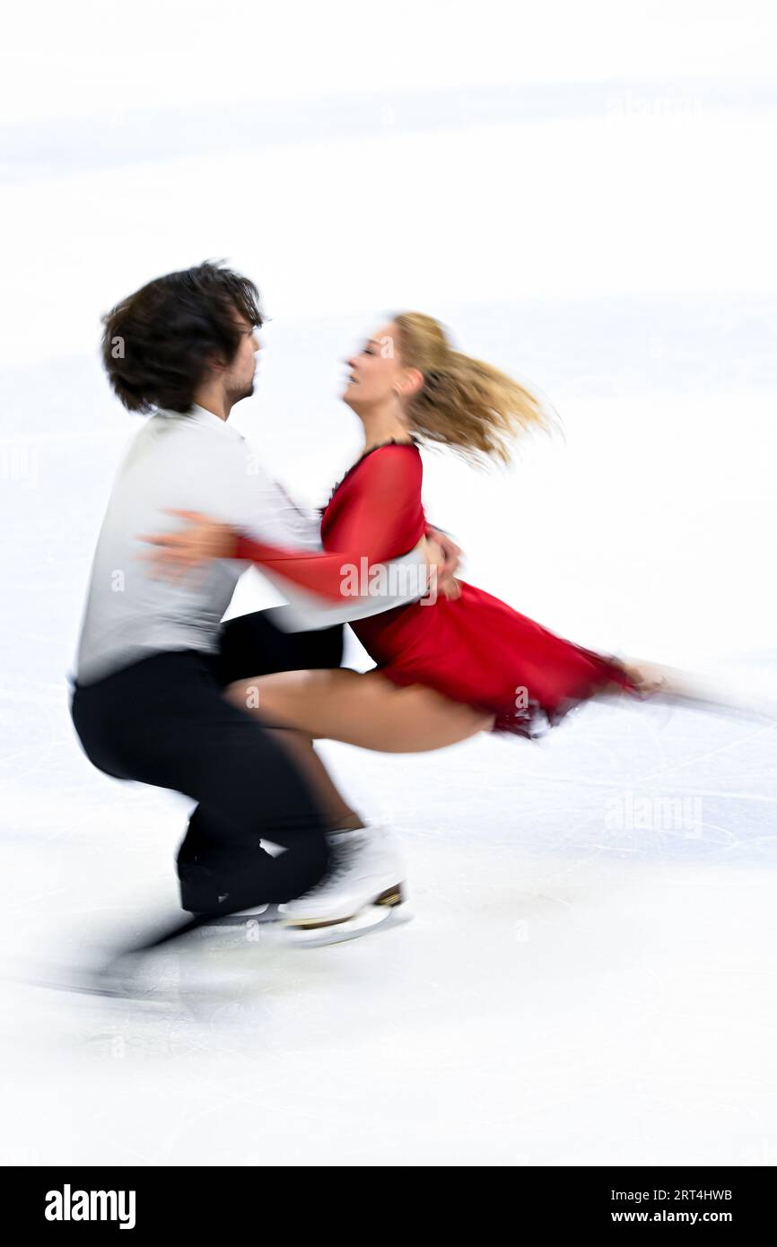 Maria KAZAKOVA & Georgy REVIYA (GEO), during Ice Dance Free Dance, at ...