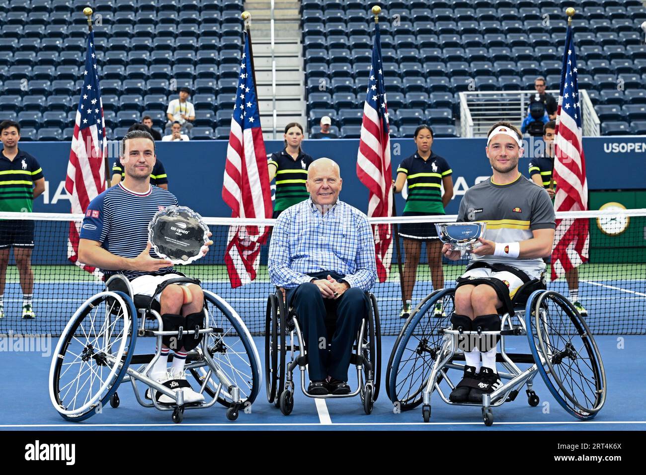 Gordon Reid, Wheelchair Legend, Ricky Draney, and Alfie Hewett pose for ...