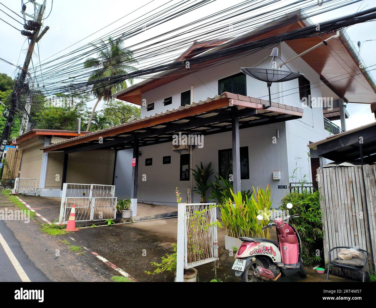 Thailand. Phuket. Thailand. Phuket. Cape Panwa, Ao Yong Long beach area. The situation in ...