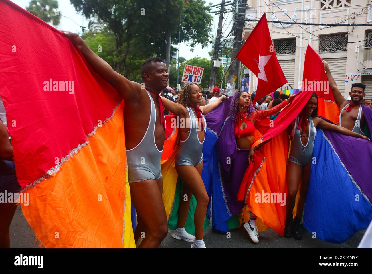 Salvador, Brazil. 10th Sep, 2023. The 20th LGBT Pride Parade, with the ...