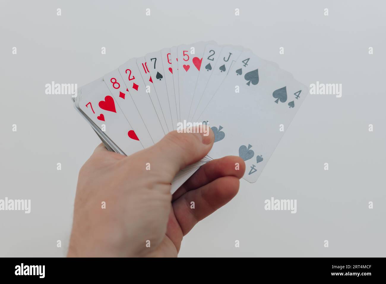 Playing card fan hi-res stock photography and images - Alamy