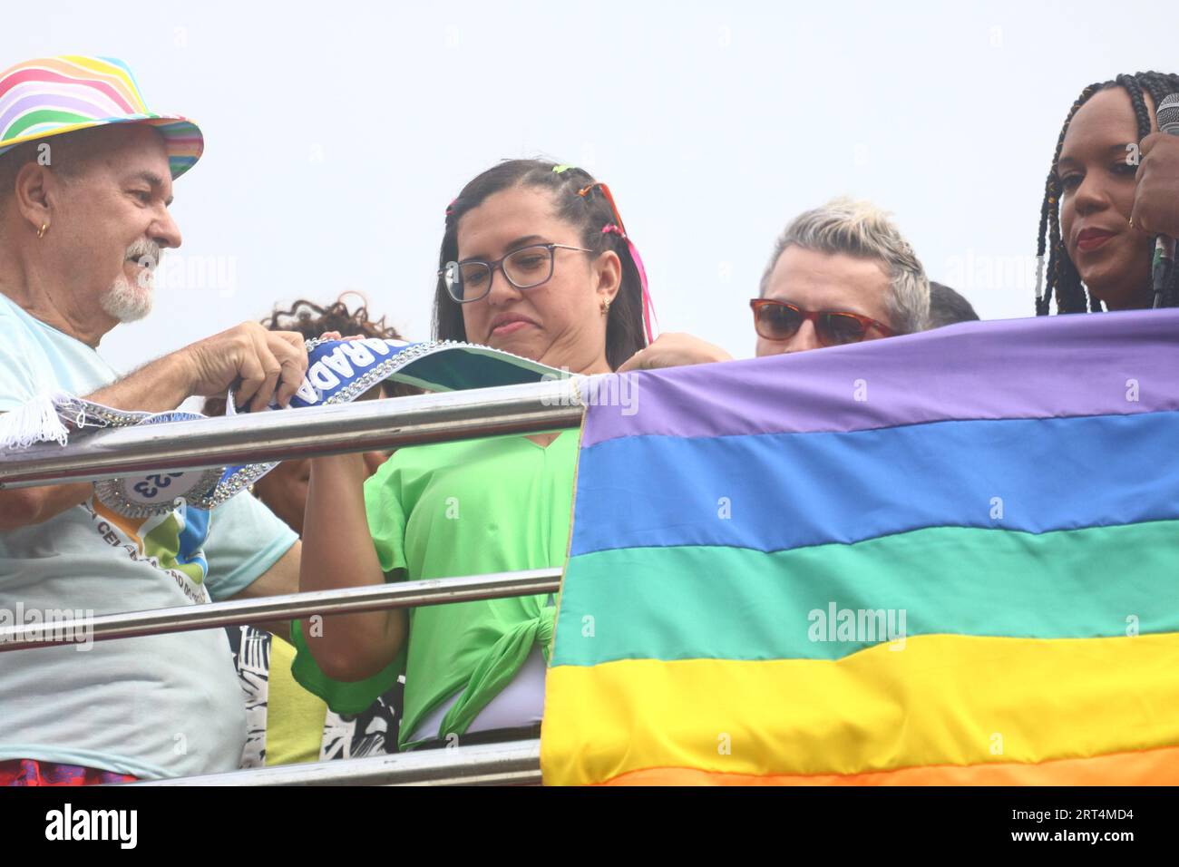 Salvador, Brazil. 10th Sep, 2023. The 20th LGBT Pride Parade, with the ...