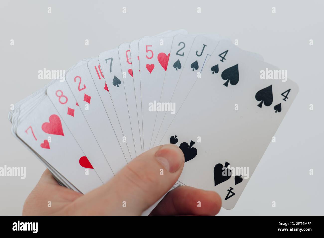 Playing card fan hi-res stock photography and images - Alamy