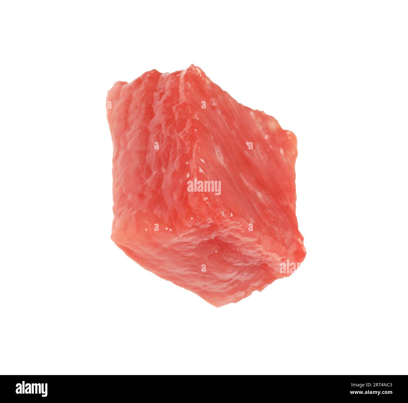 One piece of raw beef isolated on white Stock Photo - Alamy