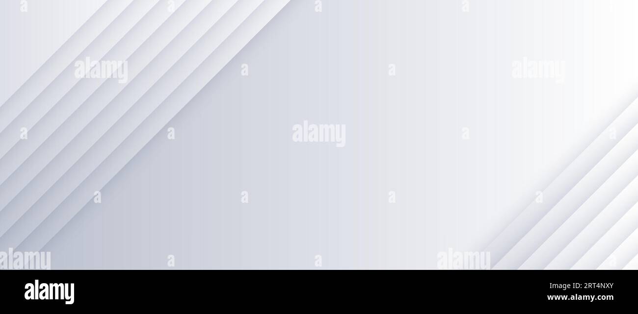 Diagonal gradient lines background. Light gray and white abstract tech stripes wallpaper. Subtle ...