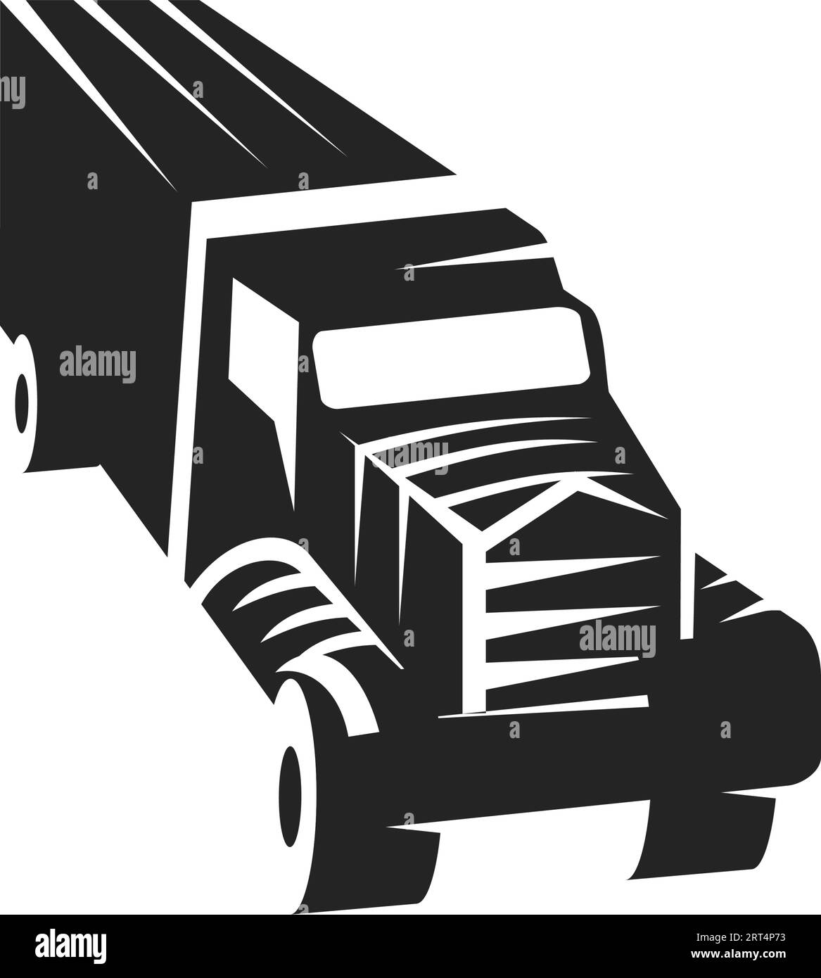 Truck Logo template Isolated. Brand Identity. Icon Abstract Vector ...