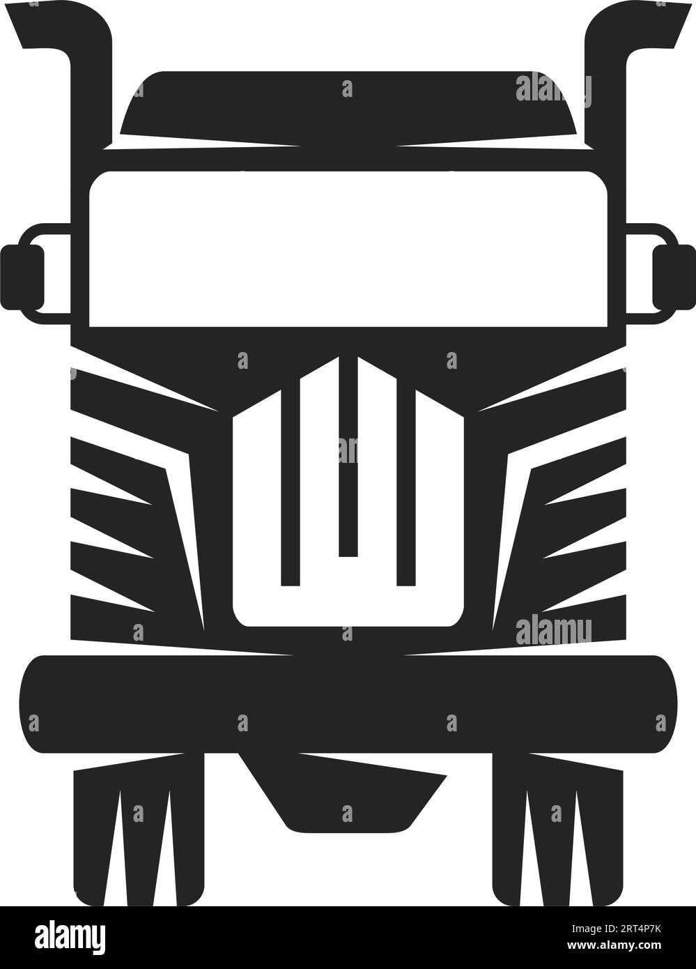 Truck Logo template Isolated. Brand Identity. Icon Abstract Vector ...