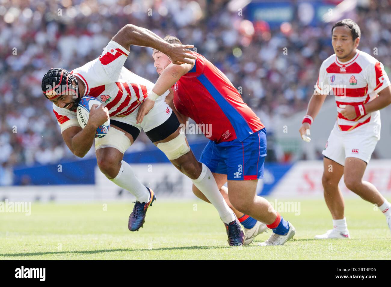 Japan's Michael Leitch during the 2023 Rugby World Cup Pool D match ...