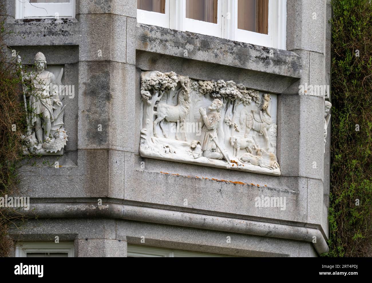 marble bas relief at Balmoral Castle depicking he story of King David ...