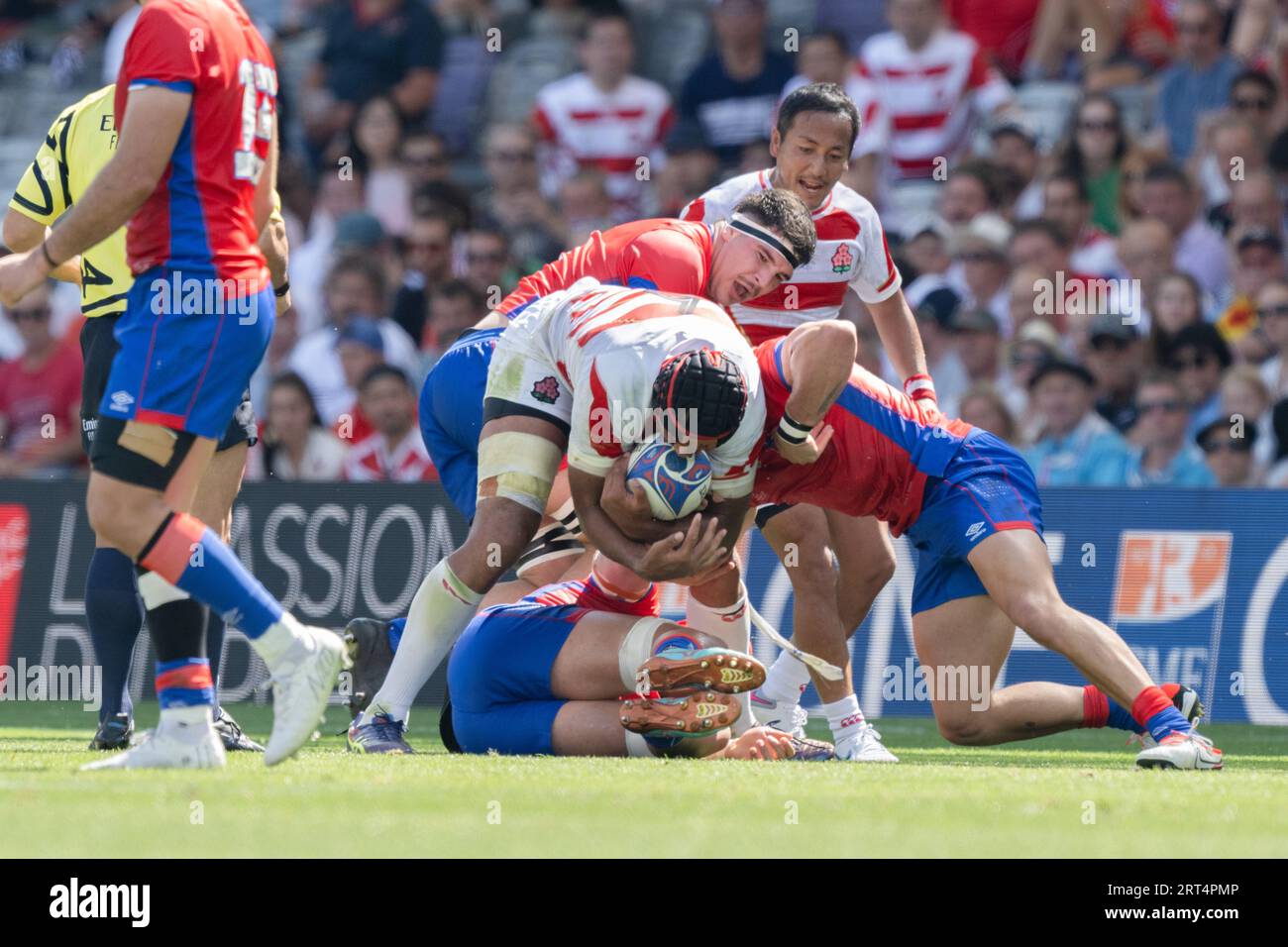 Japan's Michael Leitch during the 2023 Rugby World Cup Pool D match ...