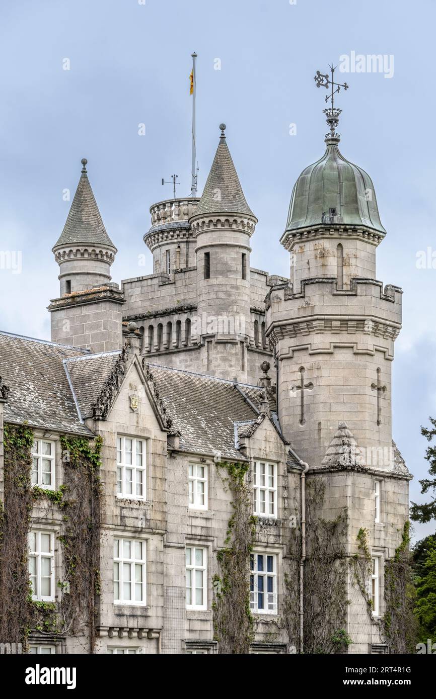 Balmoral Castle roof and spires Stock Photo - Alamy
