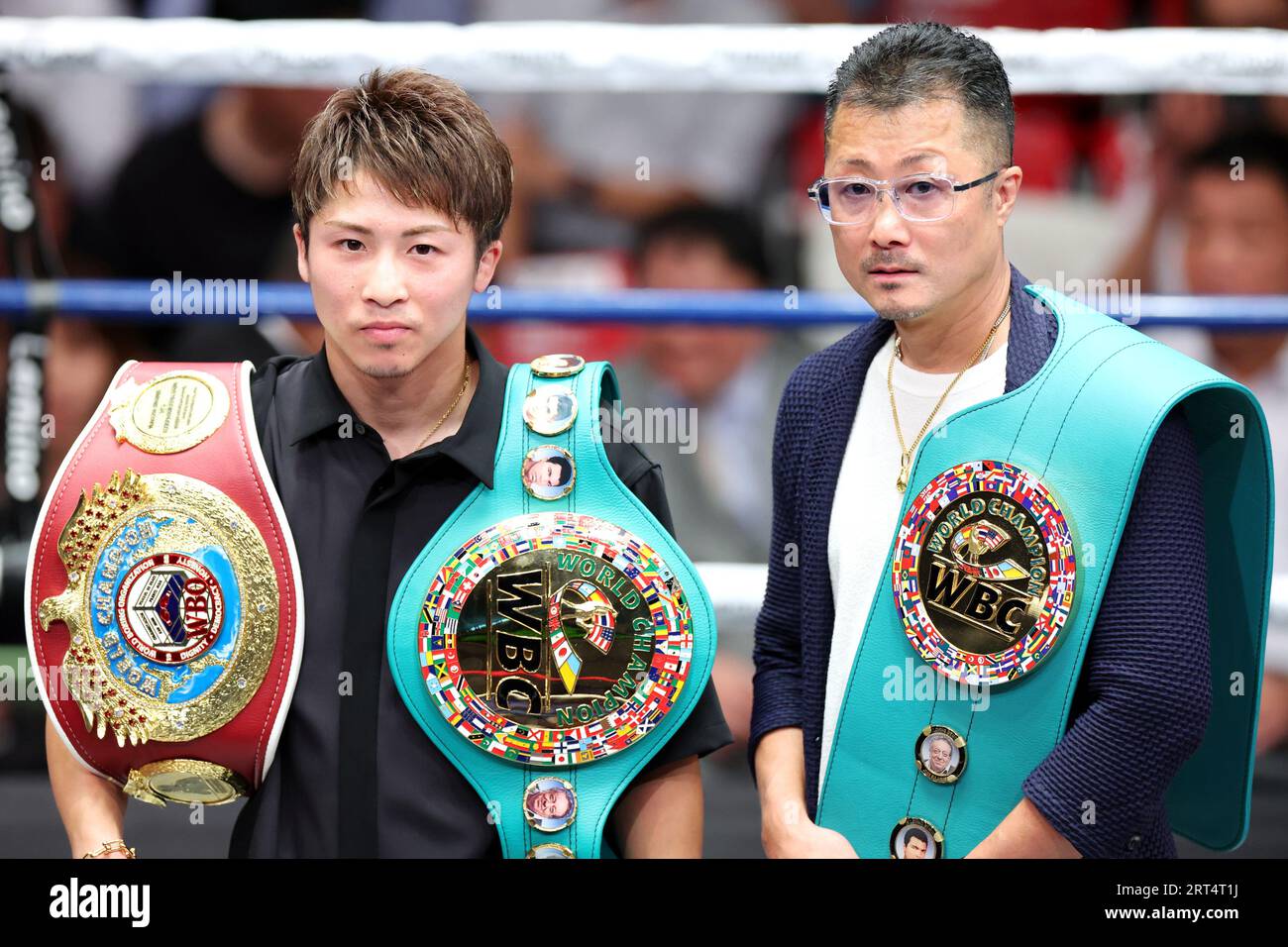 Tokyo, Japan. 30th Aug, 2023. (L-R) Naoya Inoue, Shingo Inoue Boxing ...