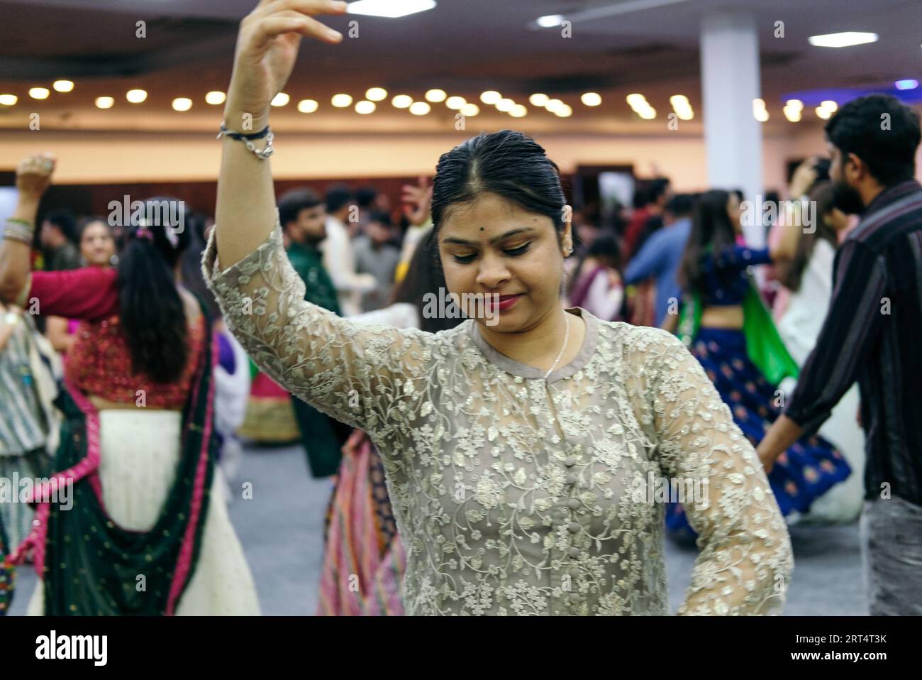 London, UK. 10th September 2023. Hundreds of attendees celebrate the ...
