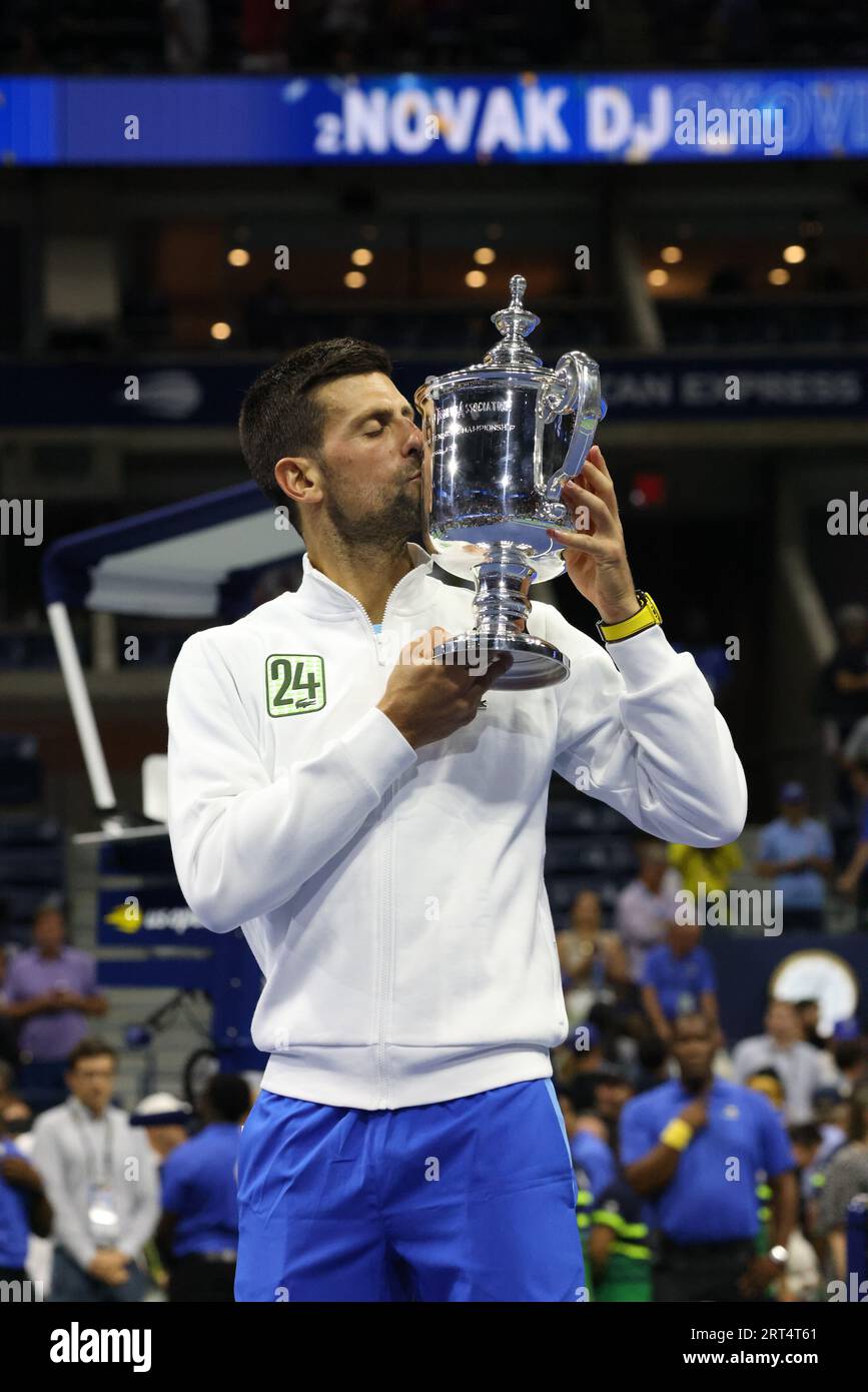 Novak djokovic us open 2023 hi-res stock photography and images - Alamy