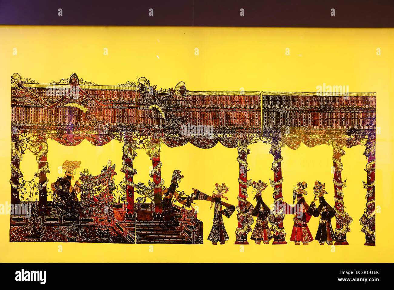 Chinese shadow puppets prop Stock Photo - Alamy