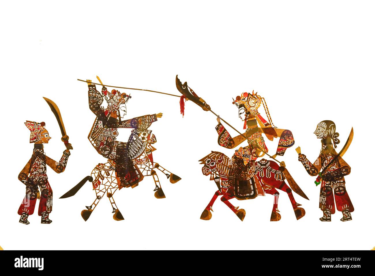 Chinese shadow puppets prop Stock Photo - Alamy