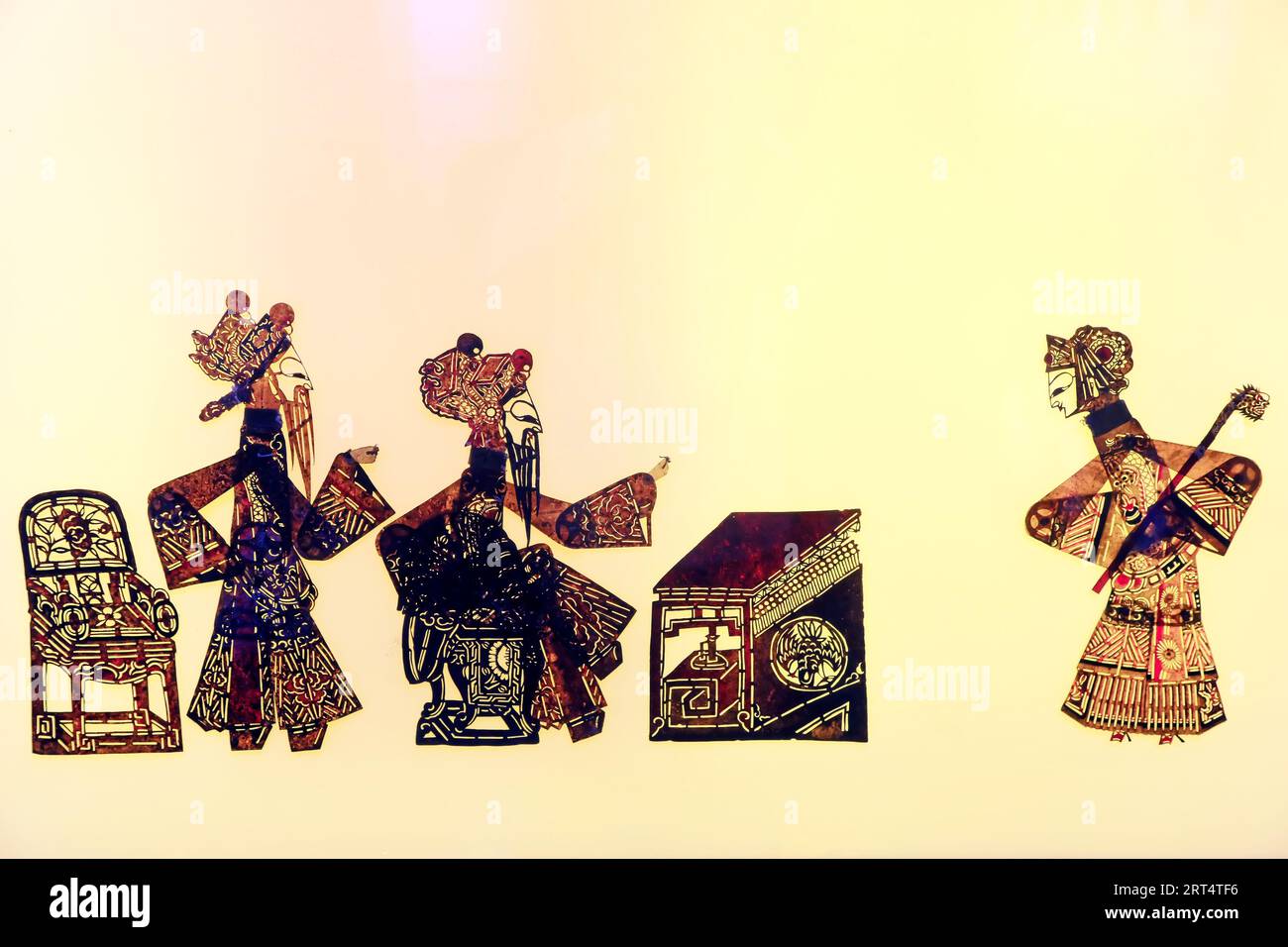 Chinese shadow puppets prop Stock Photo - Alamy