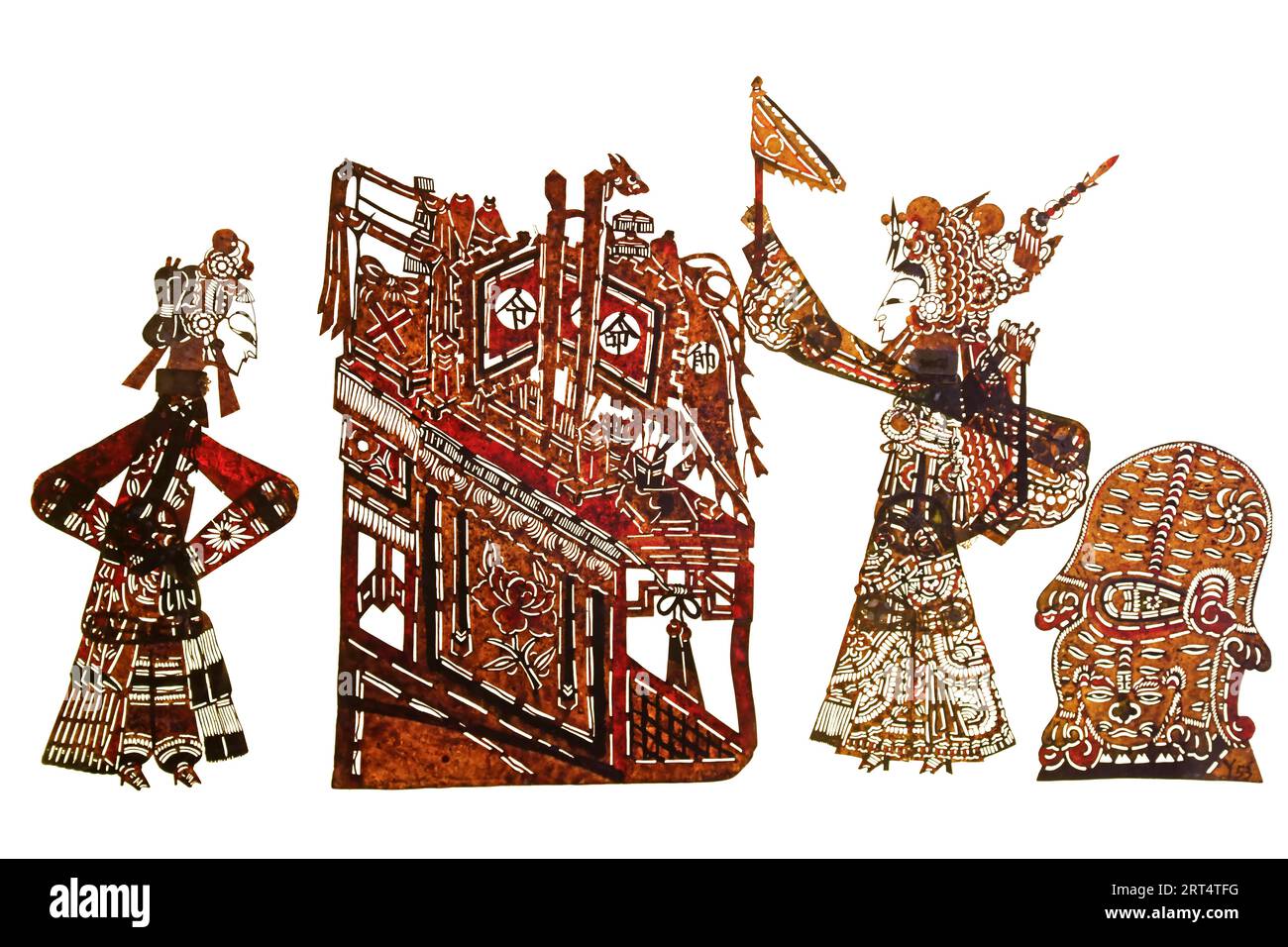 Chinese shadow puppets prop Stock Photo - Alamy