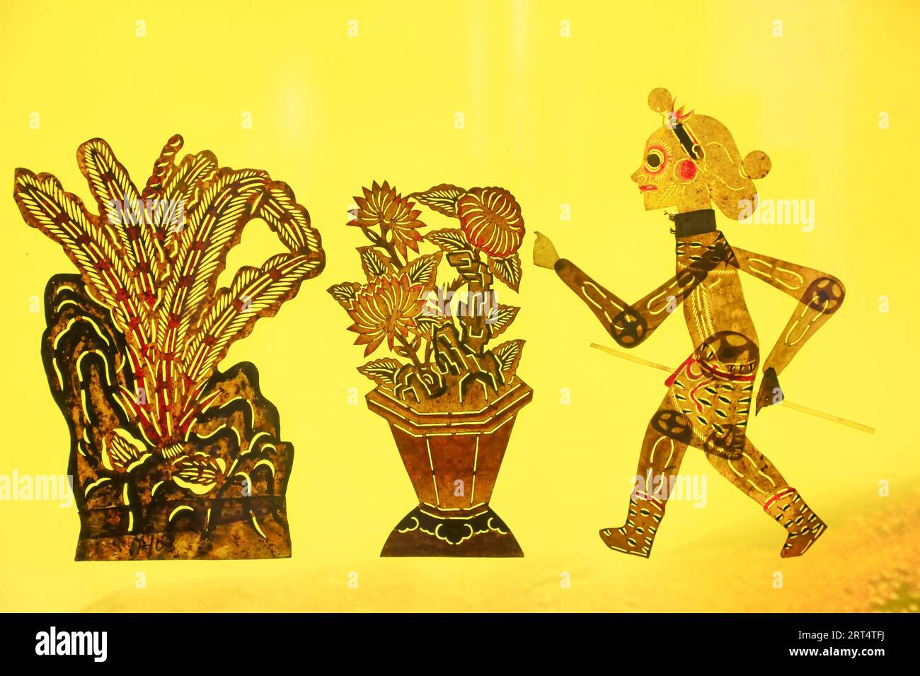 Chinese shadow puppets prop Stock Photo - Alamy