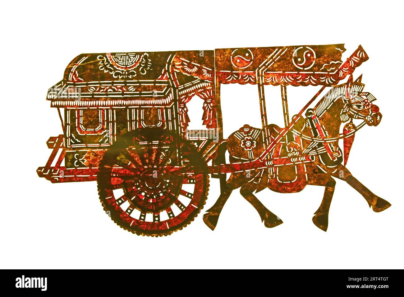 Chinese shadow puppets prop Stock Photo - Alamy