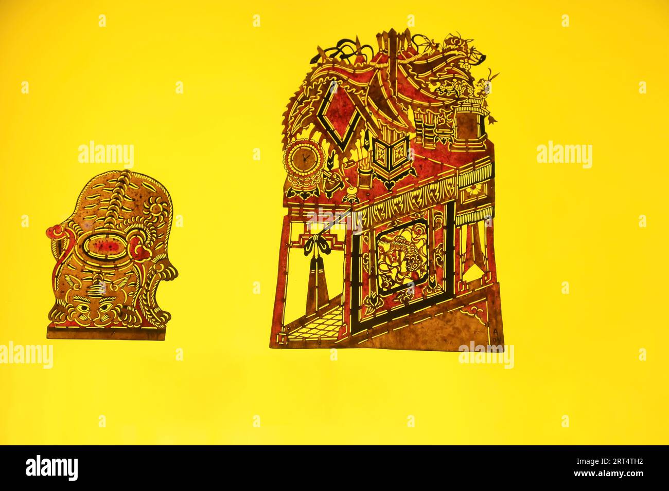 Chinese shadow puppets prop Stock Photo - Alamy